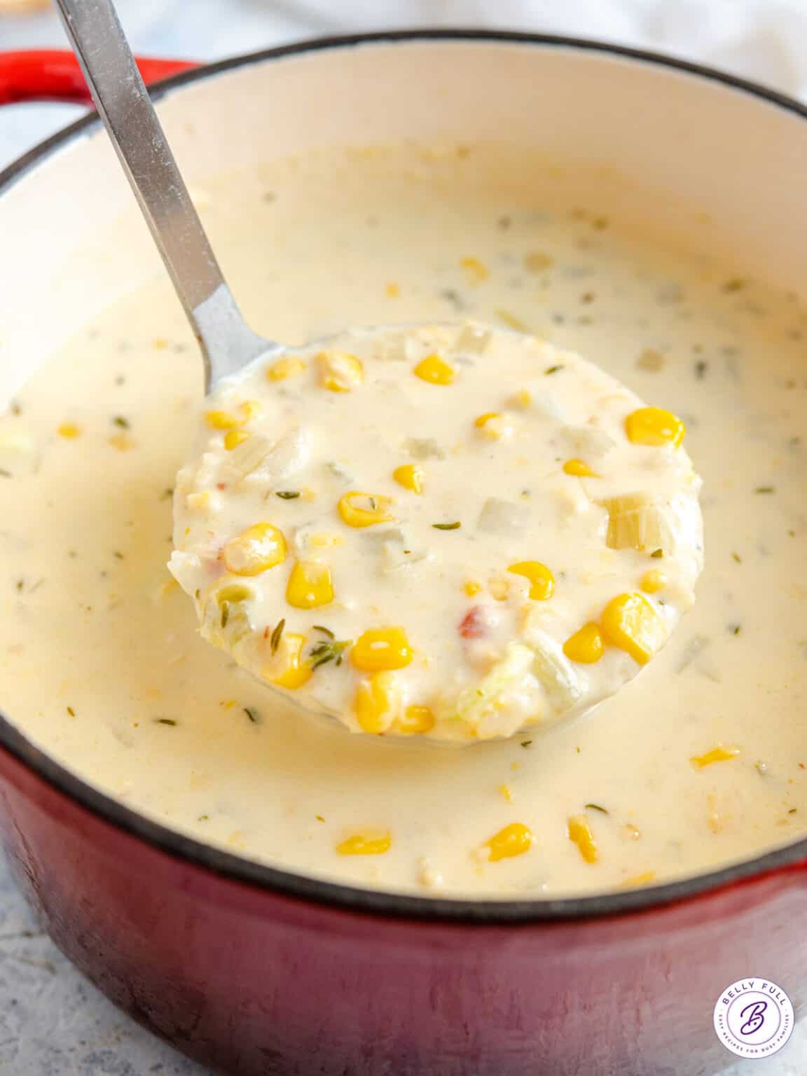 Corn Chowder Recipe - Belly Full