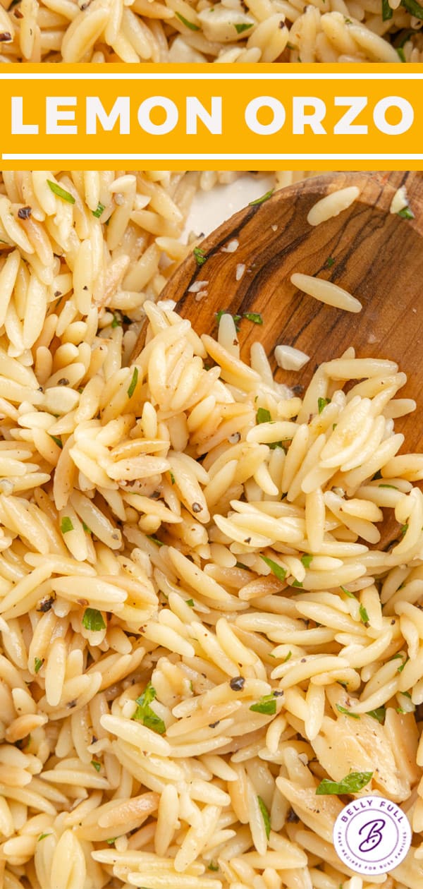 Lemon Orzo Recipe - Belly Full