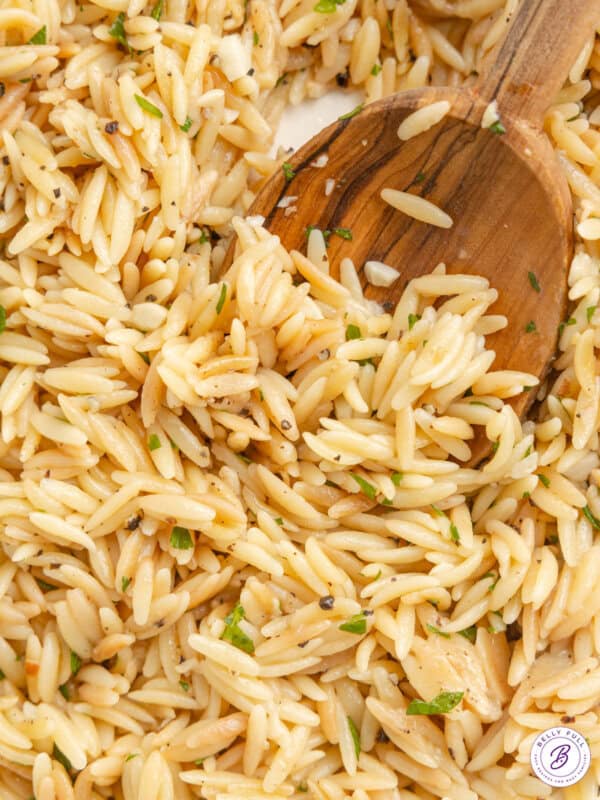 Lemon Orzo Recipe - Belly Full