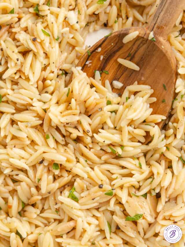 Lemon Orzo Recipe - Belly Full