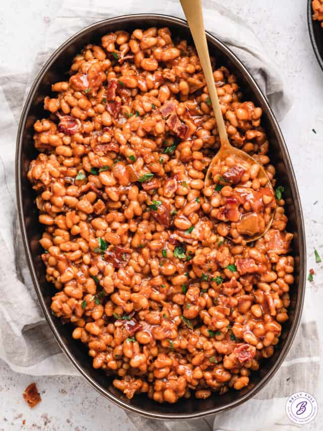 Easy Baked Beans Recipe - Belly Full