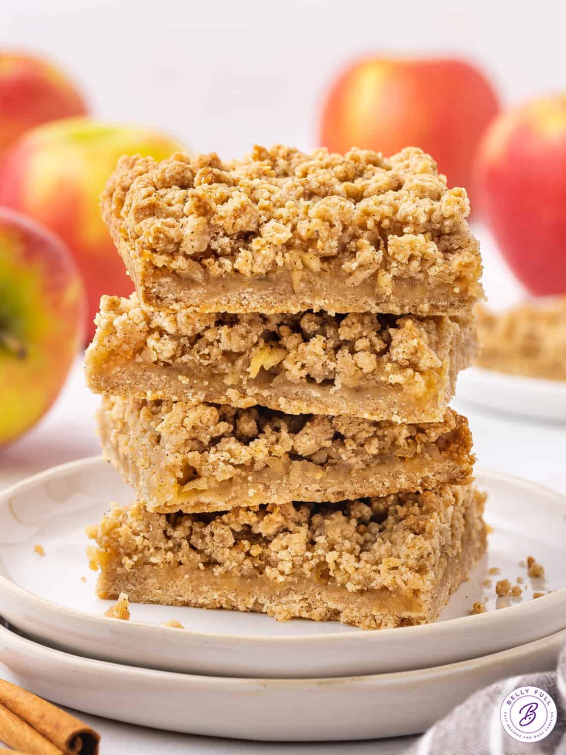 Apple Pie Bars Recipe - Belly Full