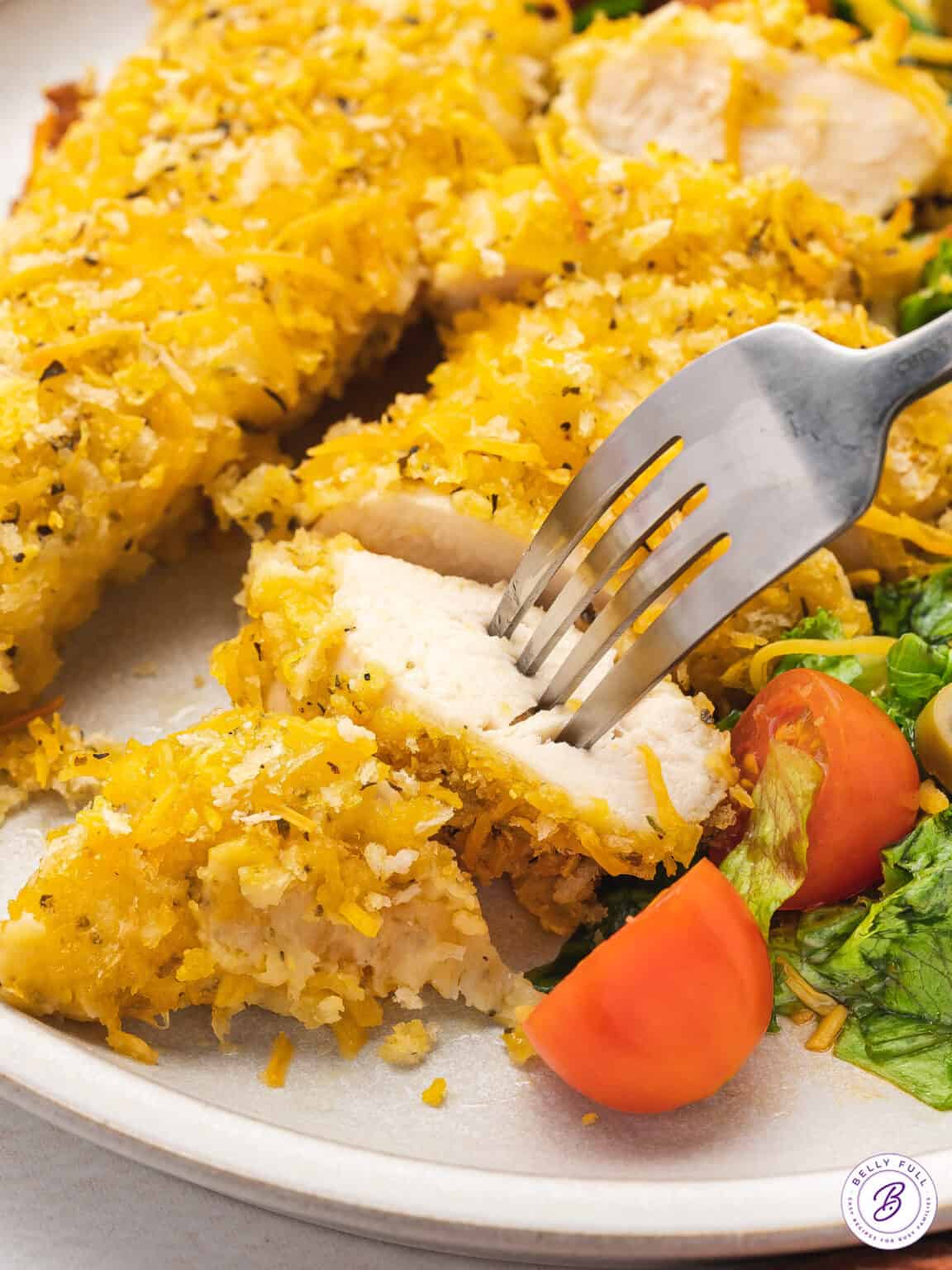 Cheddar Baked Chicken - Belly Full