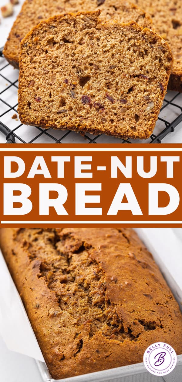 Date Nut Bread Recipe - Belly Full