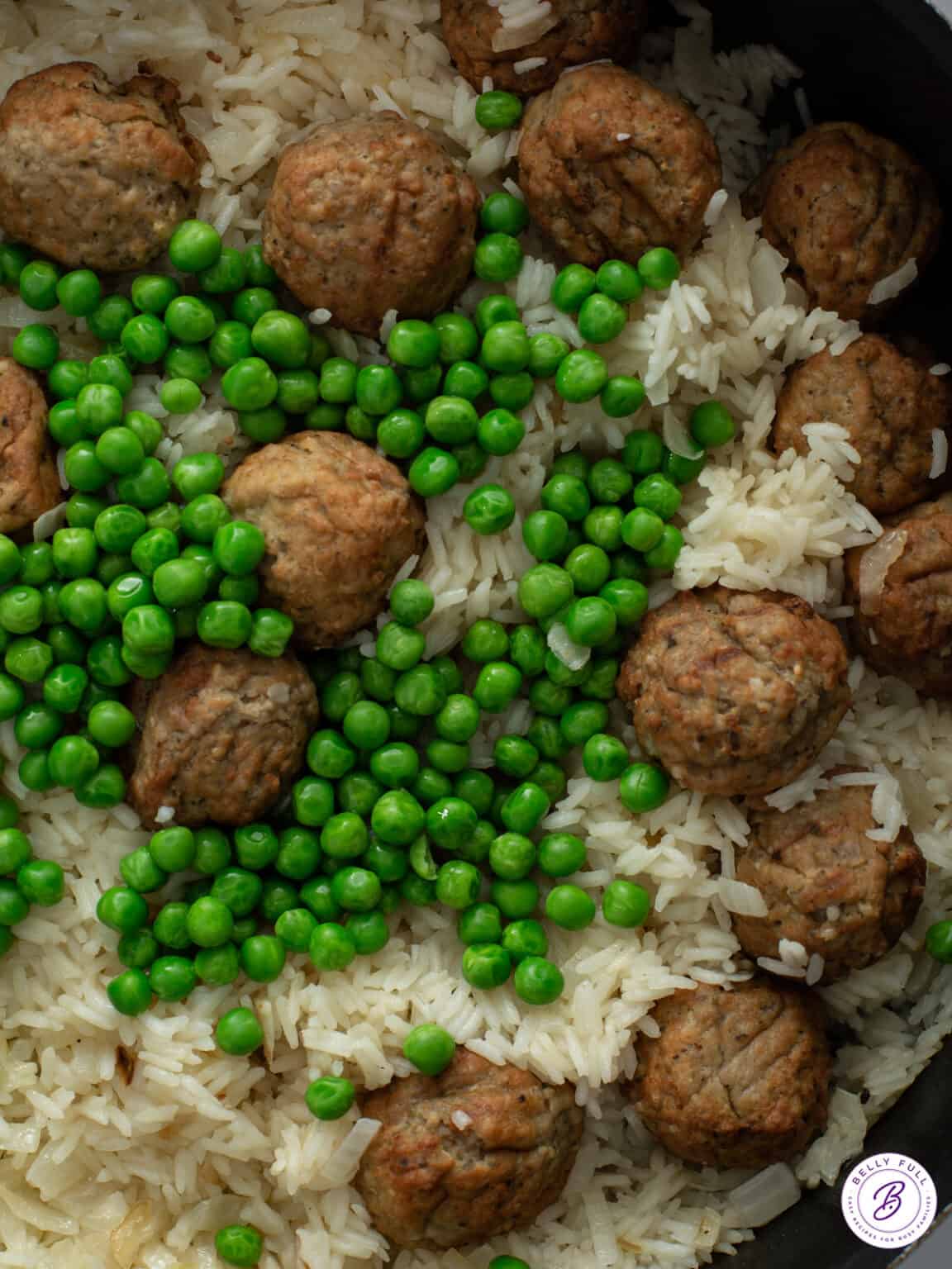 Meatball Rice Skillet Recipe - Belly Full