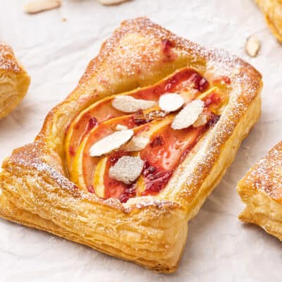 Puff Pastry Pear Tarts - Belly Full
