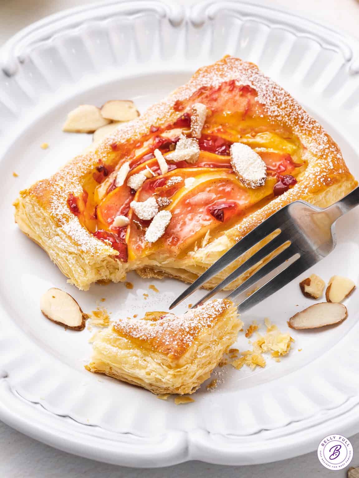 Puff Pastry Pear Tarts - Belly Full