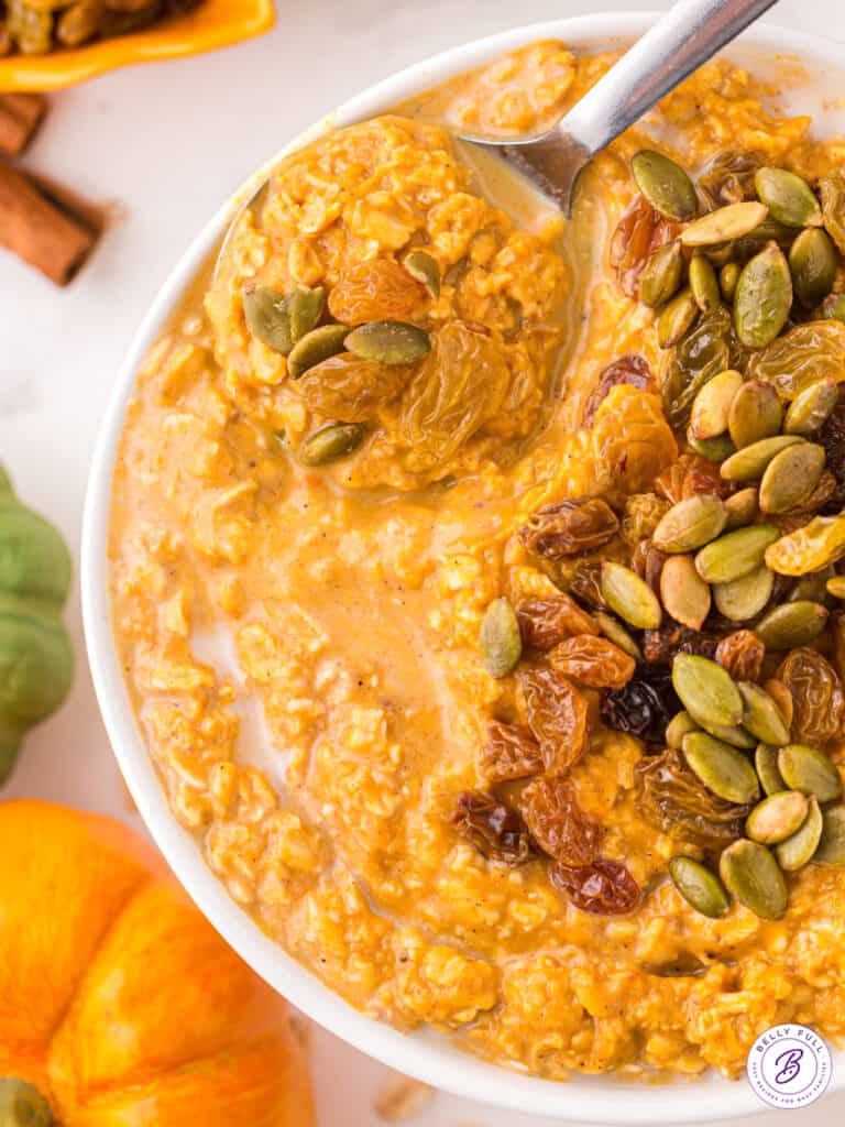 Pumpkin Oatmeal Recipe - Belly Full