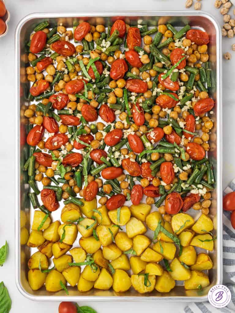 Vegetable Sheet Pan Dinner - Belly Full