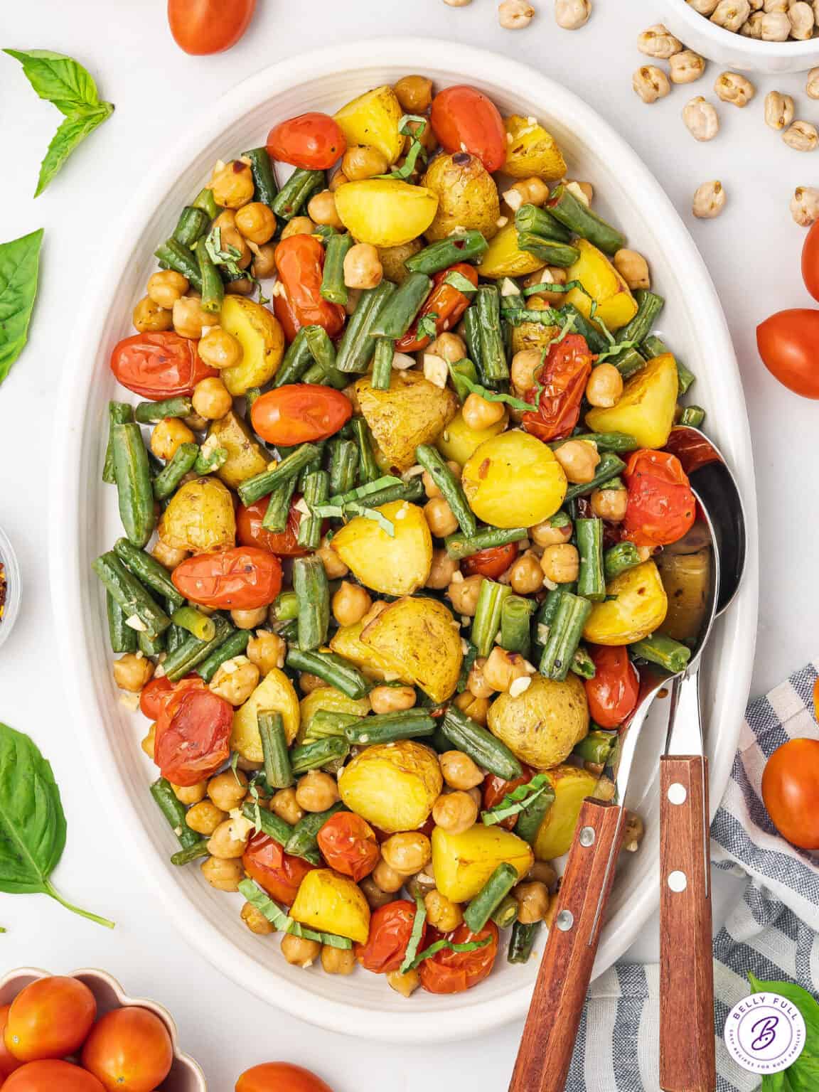 Vegetable Sheet Pan Dinner - Belly Full