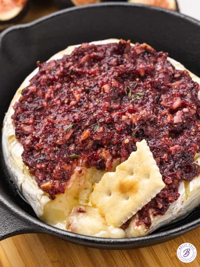 Baked Brie with Jam - Belly Full
