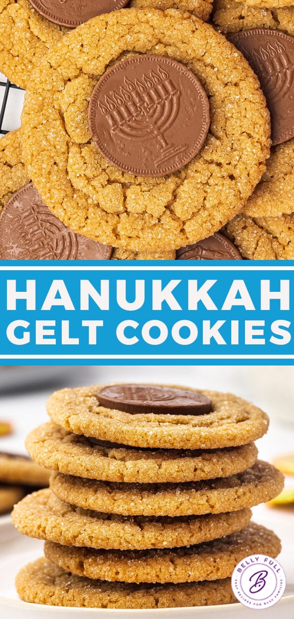 Hanukkah Gelt Cookies - Belly Full
