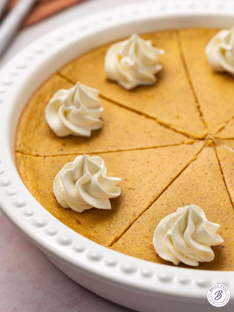 Layered Pumpkin Cheesecake - Belly Full