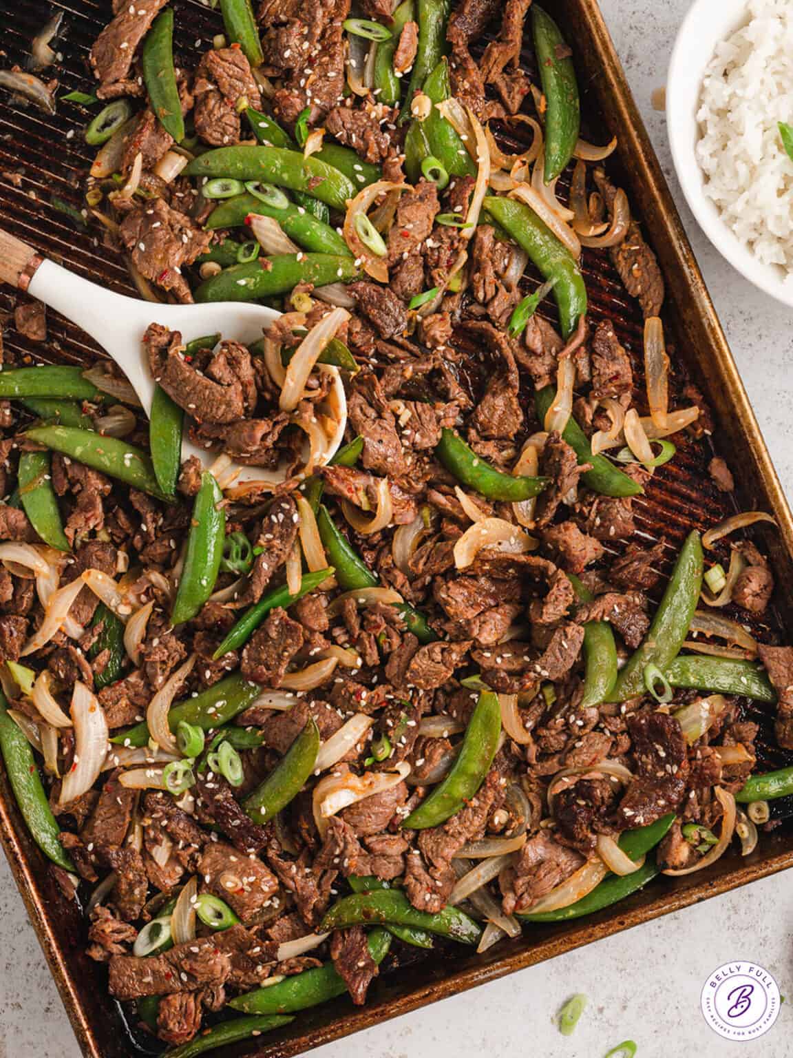 Sheet Pan Beef Bulgogi Recipe - Belly Full
