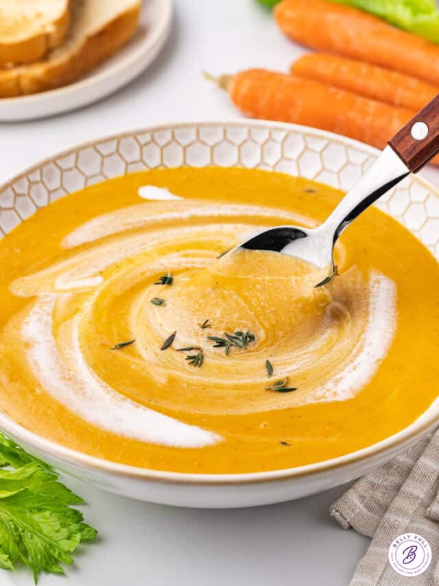 Creamy Carrot Soup Recipe - Belly Full