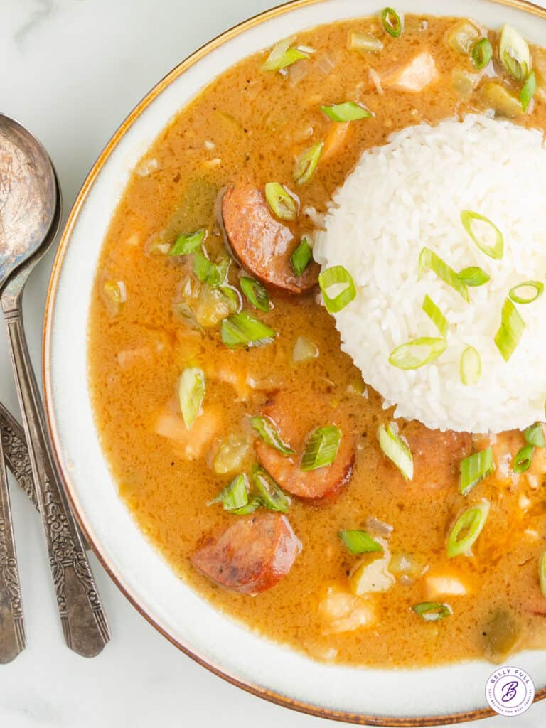 Chicken and Sausage Gumbo Recipe - Belly Full