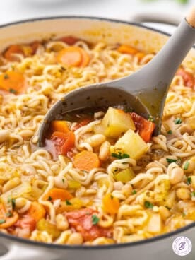 Italian Ramen Noodle Soup - Belly Full