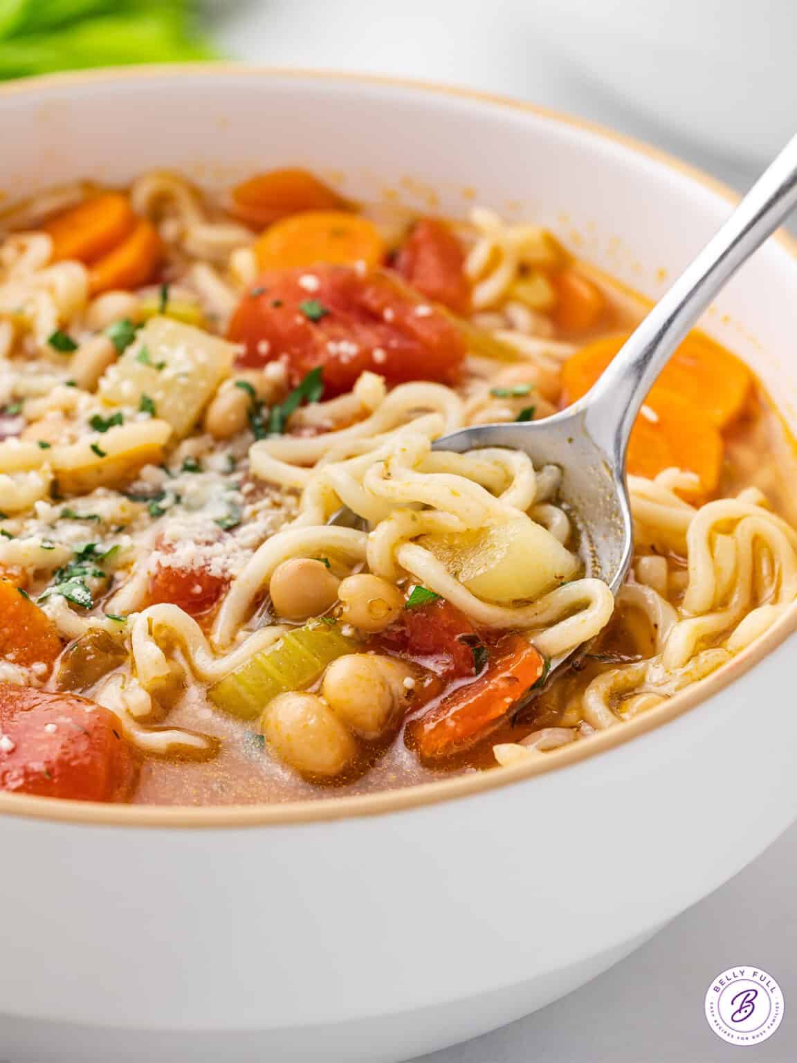 Italian Ramen Noodle Soup - Belly Full