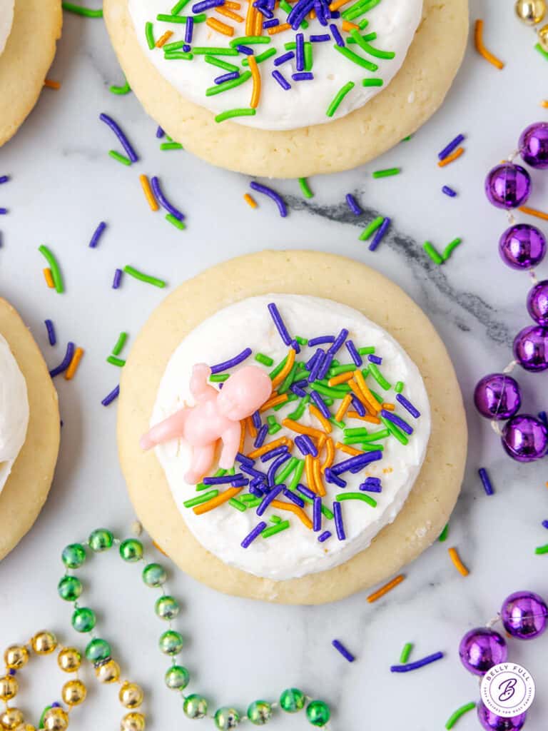 Mardi Gras Lofthouse Cookies - Belly Full