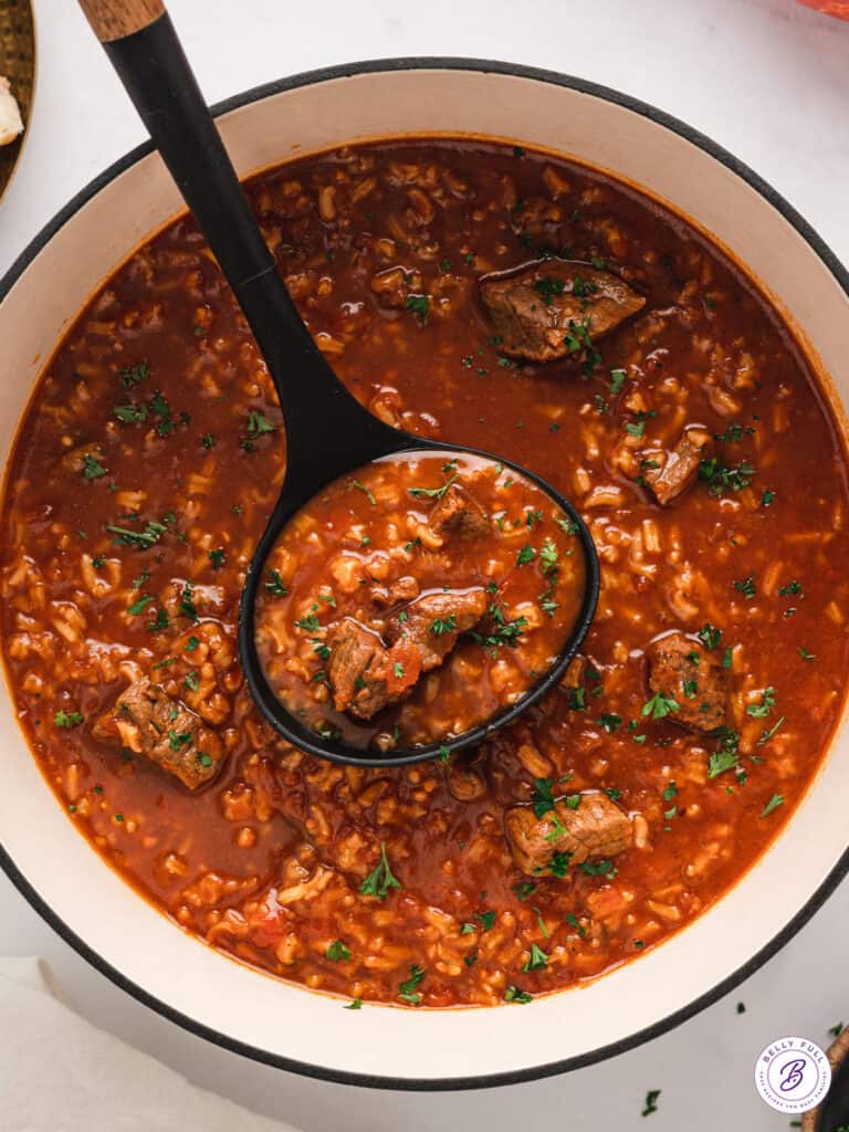 Tomato Rice Soup - Belly Full