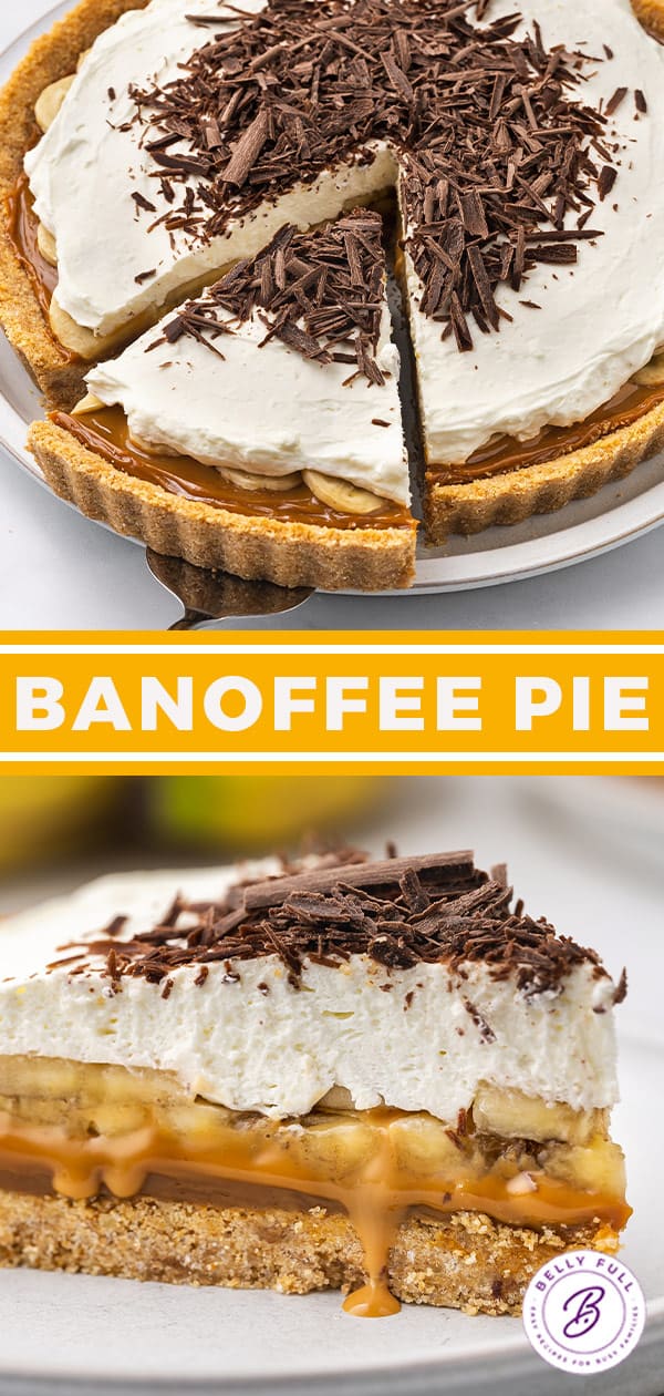 Easy Banoffee Pie Recipe - Belly Full