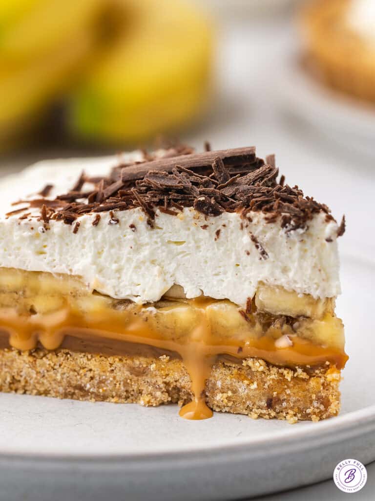 Easy Banoffee Pie Recipe - Belly Full