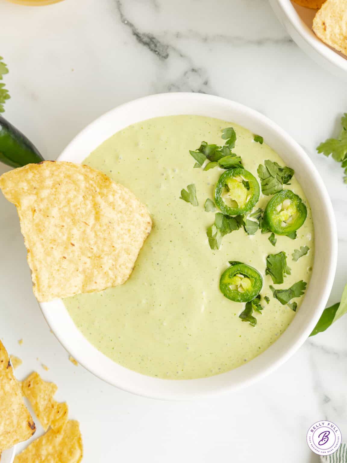 Creamy Jalapeno Dip - Belly Full