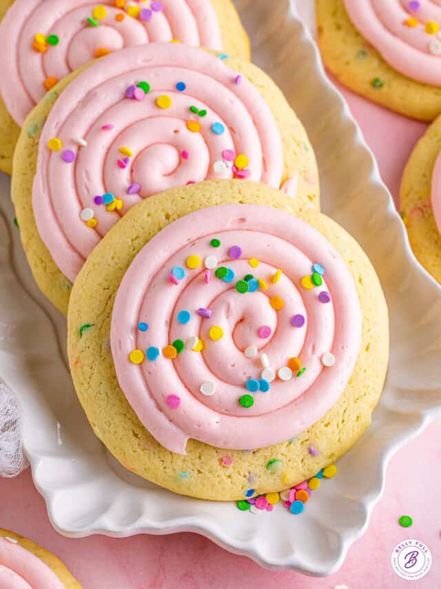 Crumbl Confetti Cookies (copycat recipe) - Belly Full
