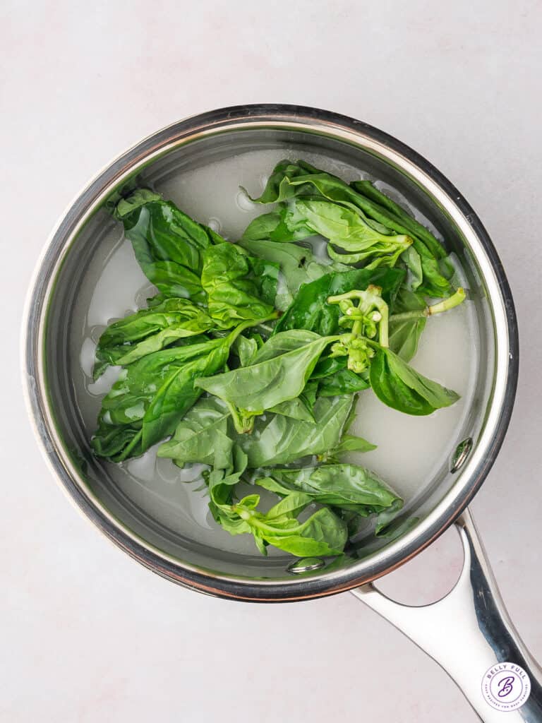 Basil Simple Syrup - Belly Full