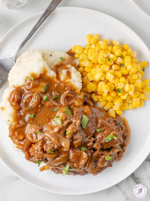 Slow Cooker Cube Steak l Belly Full