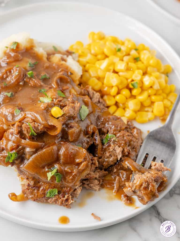 Slow Cooker Cube Steak l Belly Full