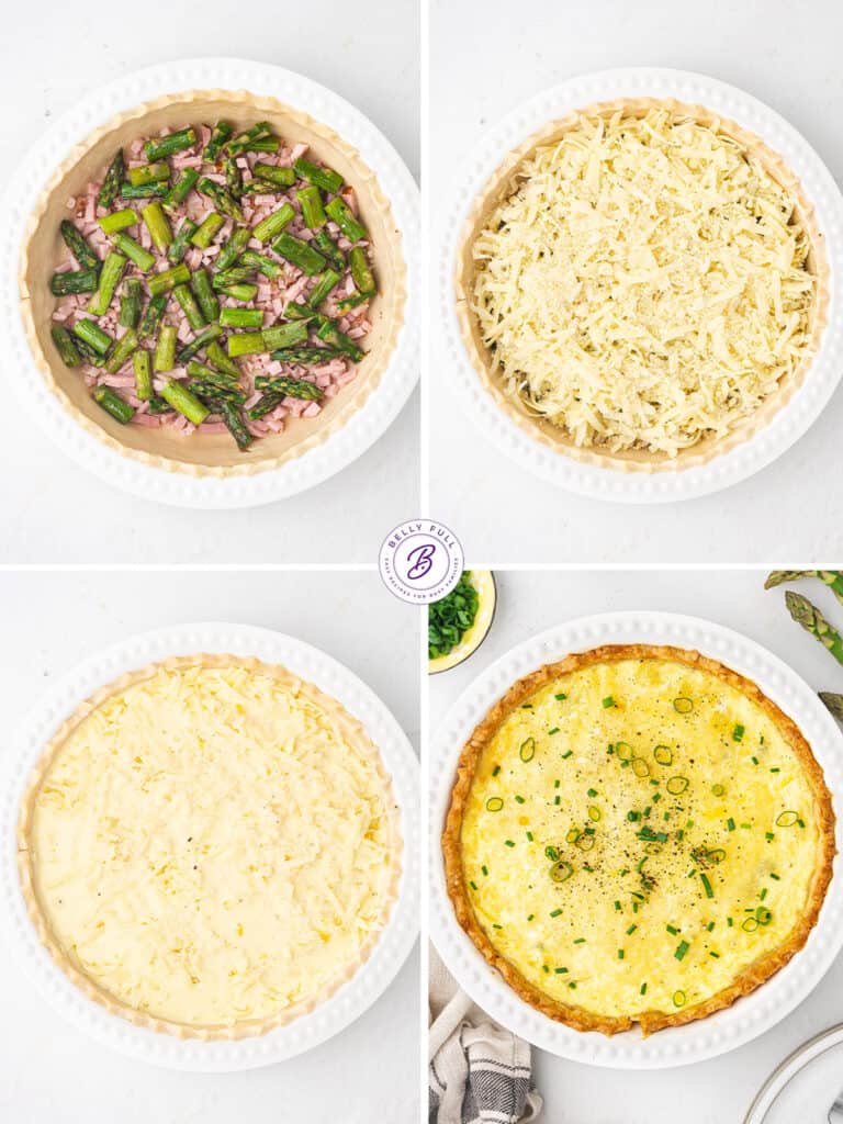 Asparagus Quiche Recipe l Belly Full