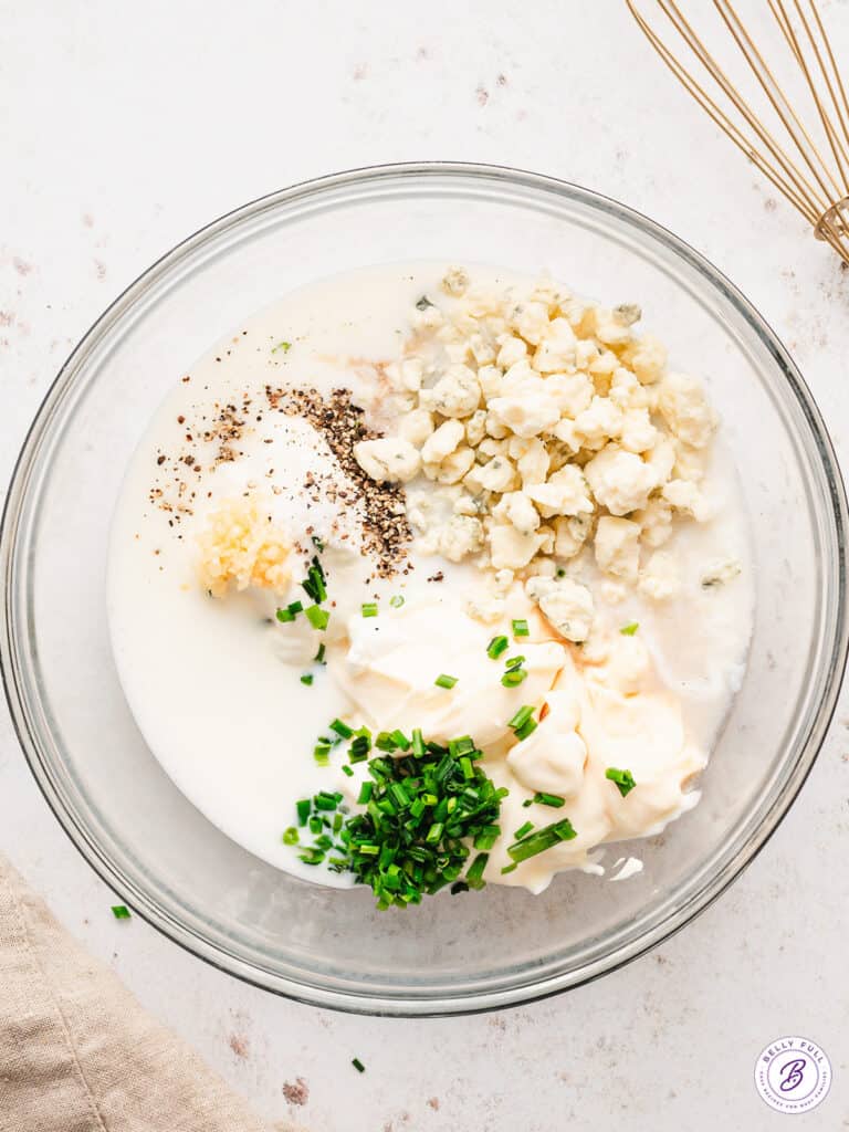 Blue Cheese Dressing Recipe l Belly Full