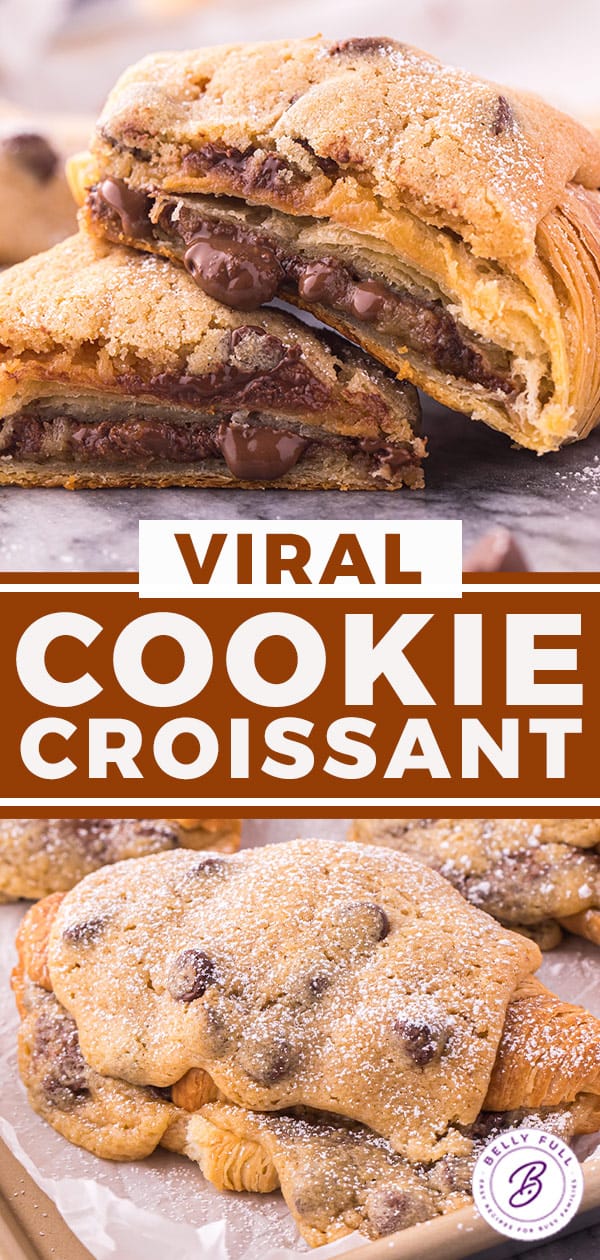 Cookie Croissant {Le Crookie} - Belly Full