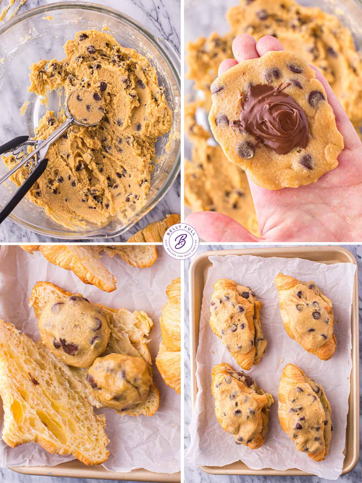Cookie Croissant {Le Crookie} - Belly Full