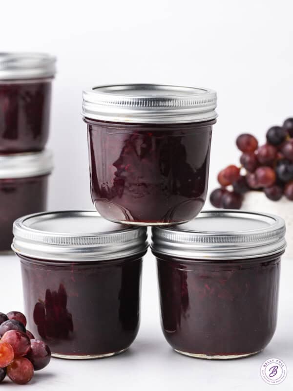 Homemade Grape Jam Recipe l Belly Full
