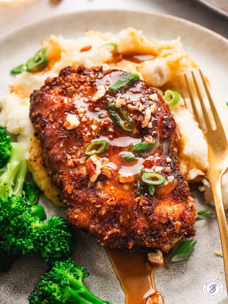 Bourbon Pecan Chicken l Belly Full