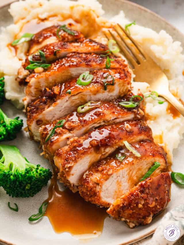 Bourbon Pecan Chicken l Belly Full