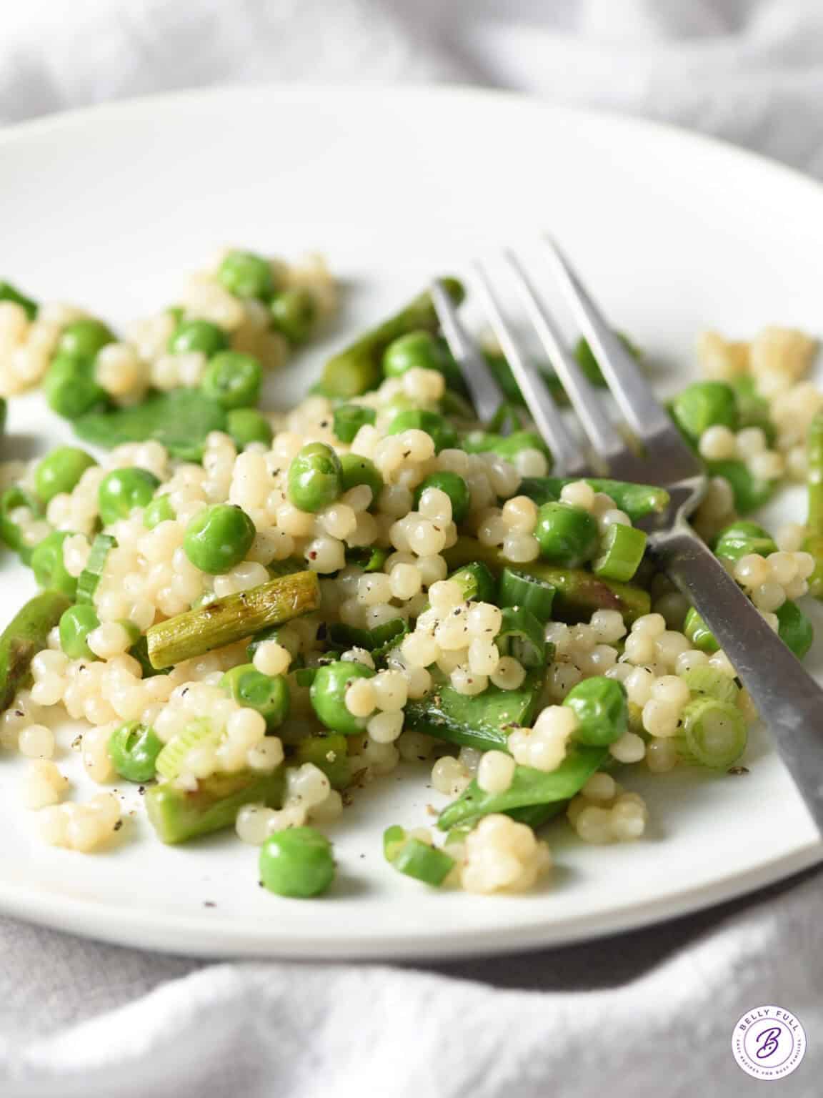 Spring Vegetable Couscous Recipe - Belly Full