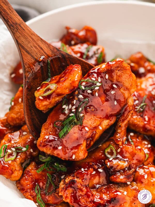 Sweet & Spicy Sticky Chicken l Belly Full