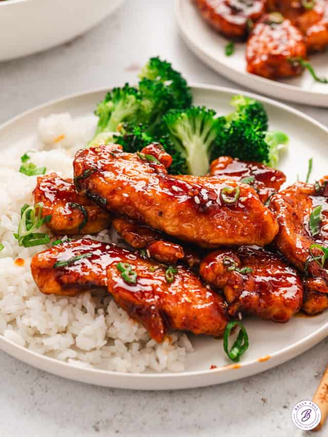 Sweet & Spicy Sticky Chicken l Belly Full
