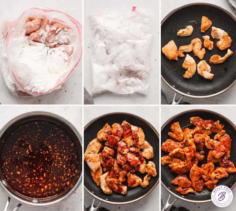 Sweet & Spicy Sticky Chicken l Belly Full