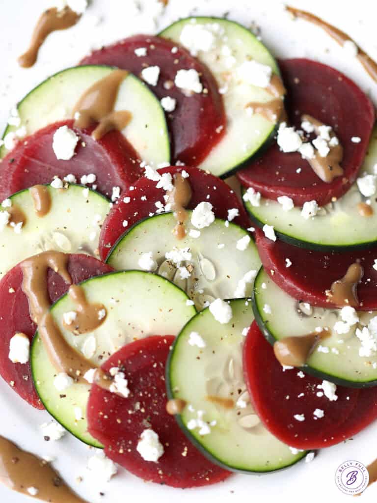 Cucumber Beet Salad - Belly Full