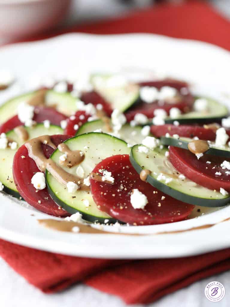 Cucumber Beet Salad - Belly Full
