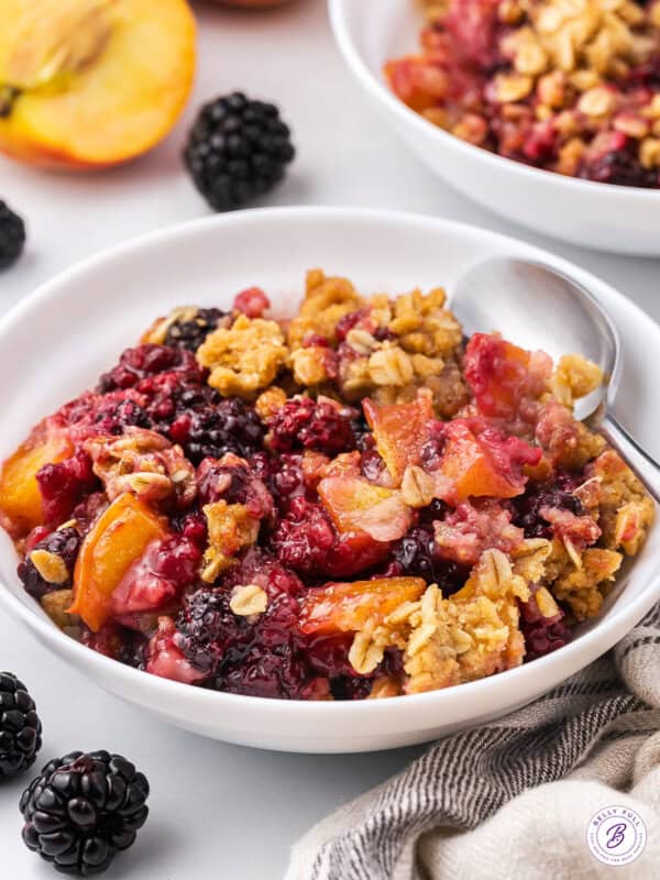 Blackberry-Peach Crisp | Belly Full