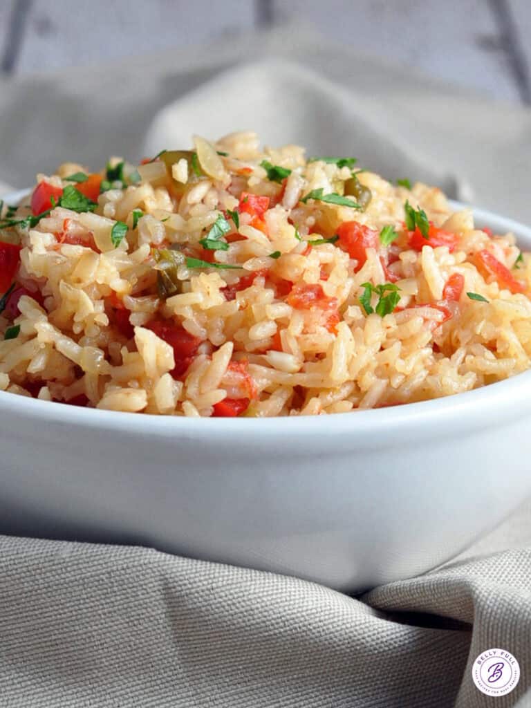 Easy Spanish Rice Recipe - Belly Full