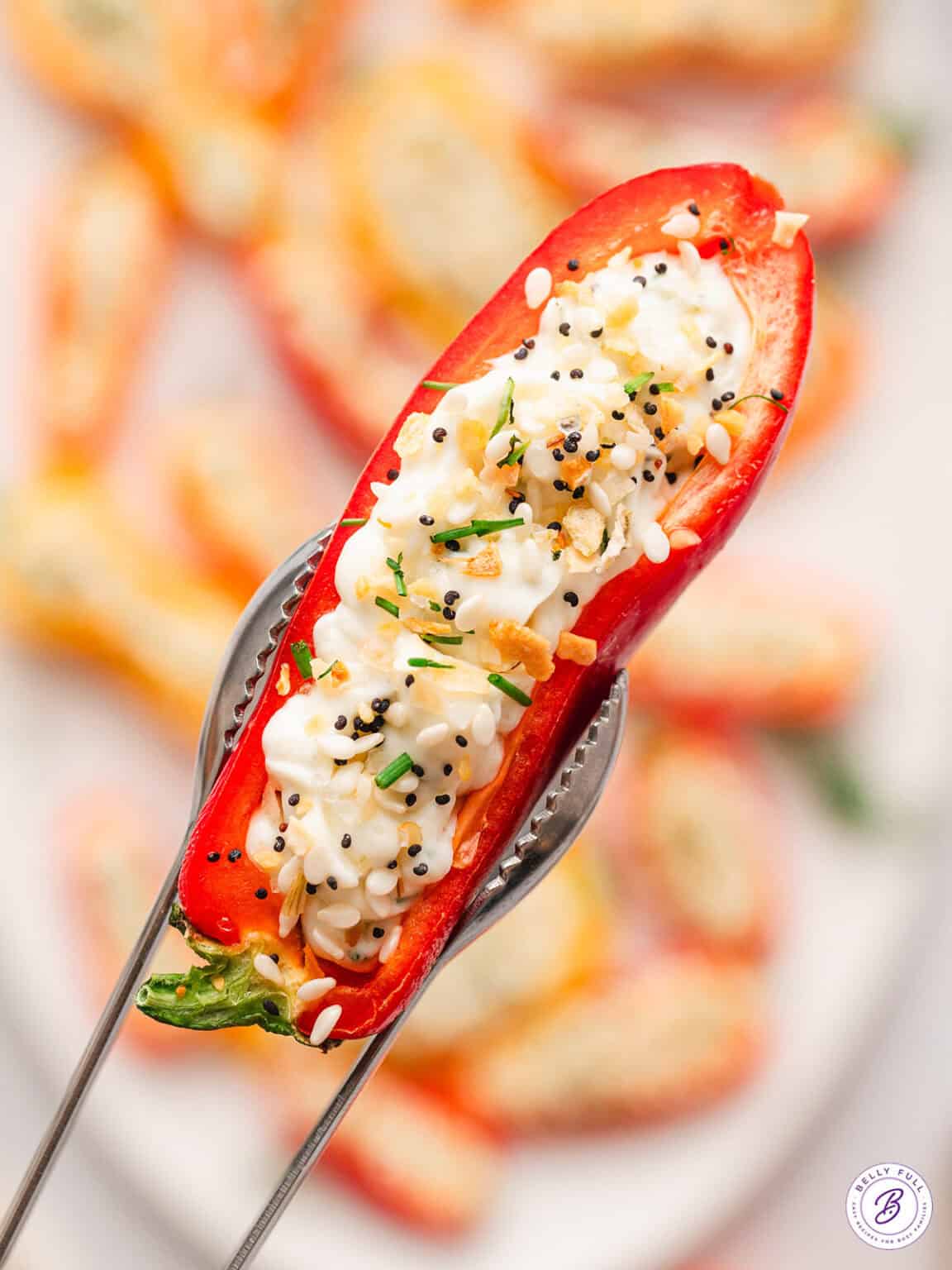 Stuffed Mini Peppers | Belly Full