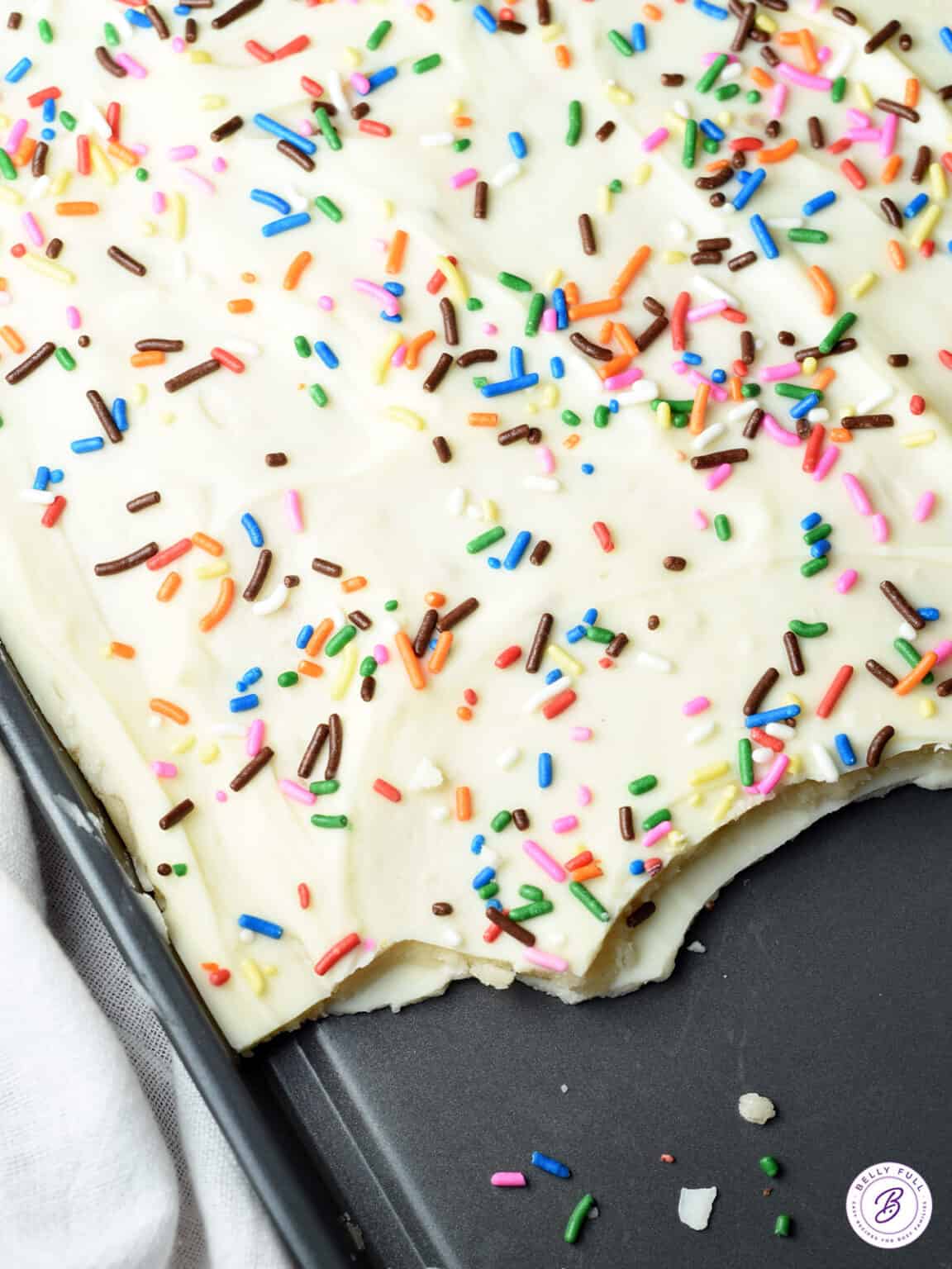 Sugar Cookie Chocolate Bark - Belly Full