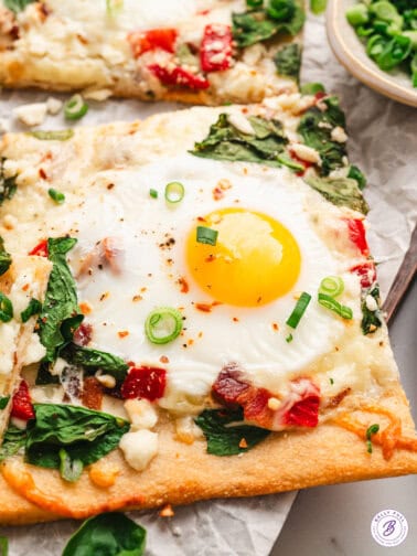 Sheet Pan Breakfast Pizza Recipe l Belly Full