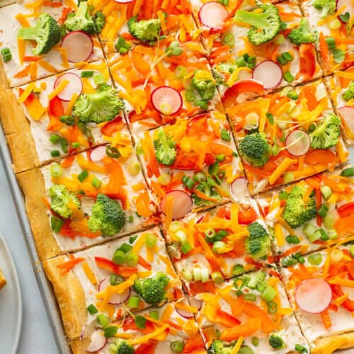 Cold Veggie Pizza | Belly Full